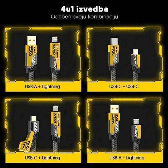 Komšija: ELEMENTA USB kabel 4u1 USBK-4U1PD/PL